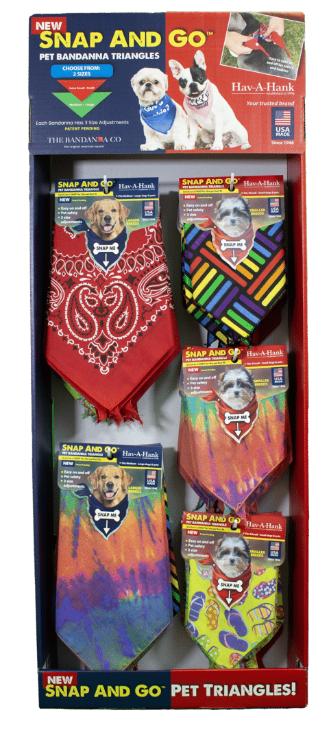 Snap and Go™ Power Wing Display - The Bandanna Company